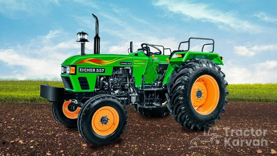 Eicher 557 HP, Price, Weight and Mileage in India - Tractorkarvan